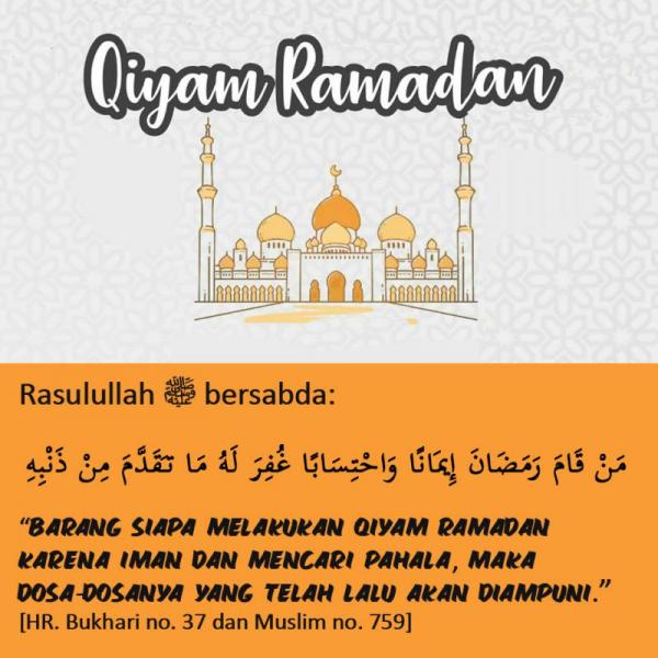DI ANTARA KEUTAMAAN SALAT TARAWIH DI BULAN RAMADAN DI ANTARA KEUTAMAAN SALAT TARAWIH DI BULAN RAMADAN